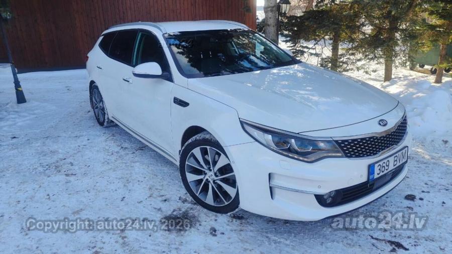 White Kia Optima 2017 in Tallinn, with an engine capacity of 1.70 L and mileage of 113 thousand km for 11990 €, photo 3 on AUTOMOTO.COM.LV
