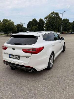 White Kia Optima 2017 in Klaipeda, with an engine capacity of 1.69 L and mileage of 269 thousand km for 5250 €, photo 8 on AUTOMOTO.COM.LV
