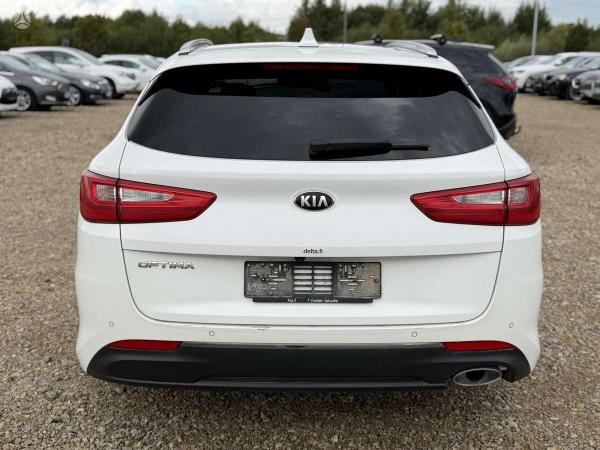 White Kia Optima 2019 in Siauliai, with an engine capacity of 1.60 L and mileage of 259 thousand km for 8200 €, photo 6 on AUTOMOTO.COM.LV