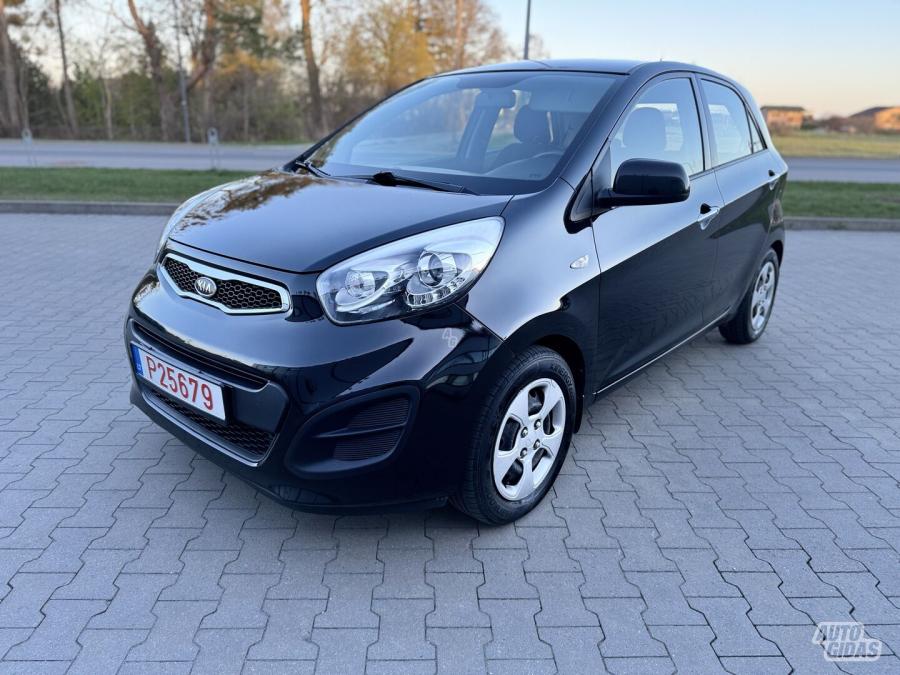 Black Kia Picanto 2012 in Kaunas, with an engine capacity of 1.20 L and mileage of 102 thousand km for 3500 €, photo 1 on AUTOMOTO.COM.LV