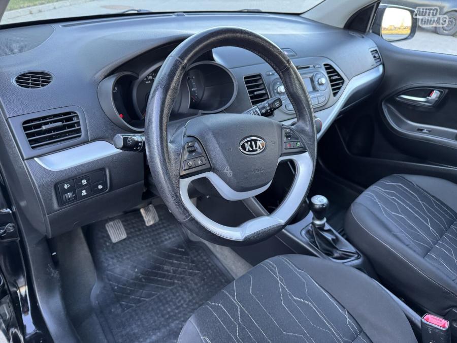 Melns Kia Picanto 2012 Kauņa, ar dzinēja tilpumu 1.20 L un nobraukumu 102 tūkst. km par 3499 €, foto 15 vietnē AUTOMOTO.COM.LV