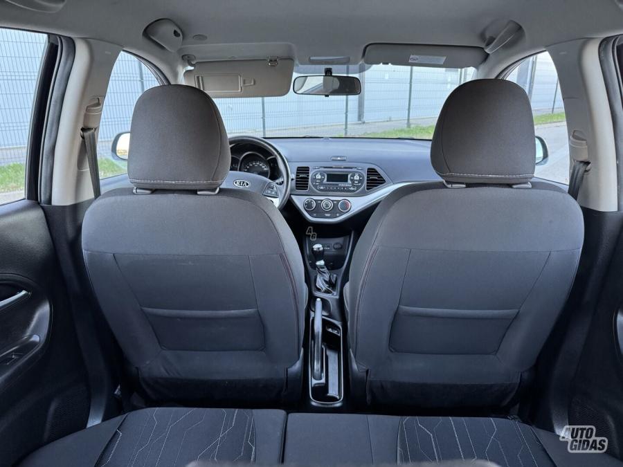 Melns Kia Picanto 2012 Kauņa, ar dzinēja tilpumu 1.20 L un nobraukumu 102 tūkst. km par 3499 €, foto 24 vietnē AUTOMOTO.COM.LV