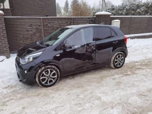 Black Kia Picanto 2017 in Kaunas, with an engine capacity of 1.25 L and mileage of 92 thousand km for 5500 €, photo 4 on AUTOMOTO.COM.LV