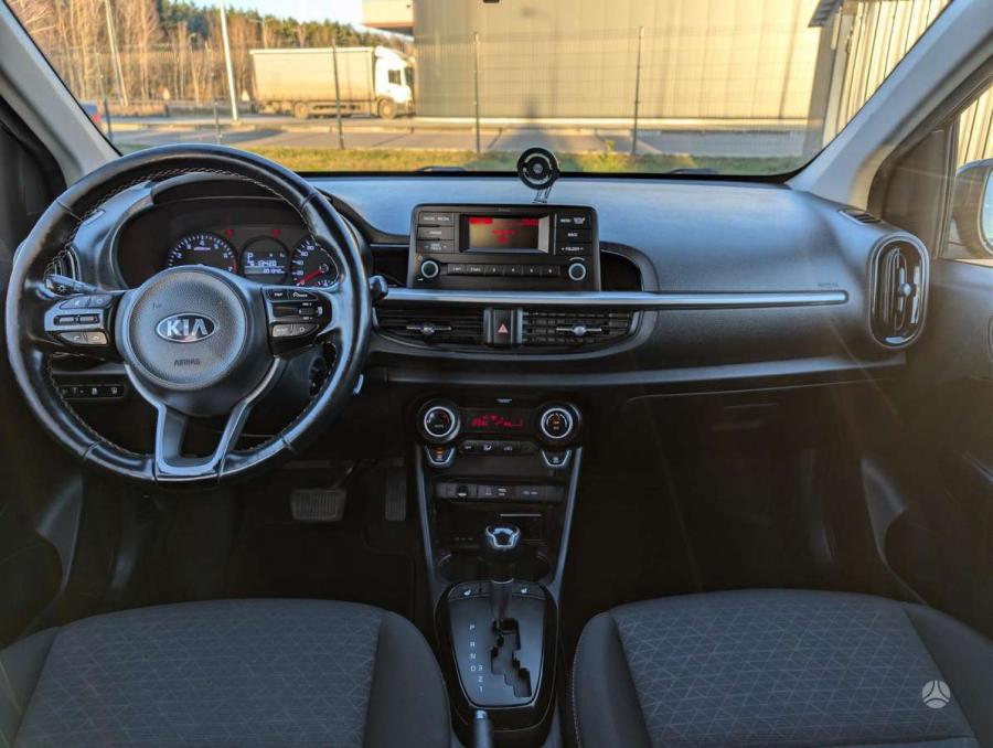 Black Kia Picanto 2020 in Kaunas, with an engine capacity of 1.20 L and mileage of 201 thousand km for 7400 €, photo 13 on AUTOMOTO.COM.LV