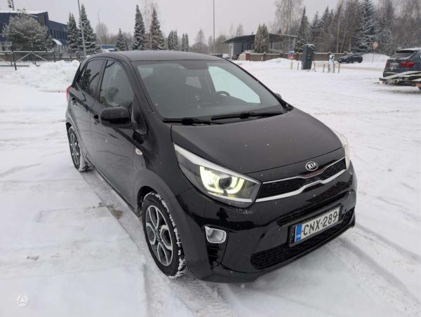 Black Kia Picanto 2020 in Kaunas, with an engine capacity of 1.20 L and mileage of 201 thousand km for 7400 €, photo 1 on AUTOMOTO.COM.LV