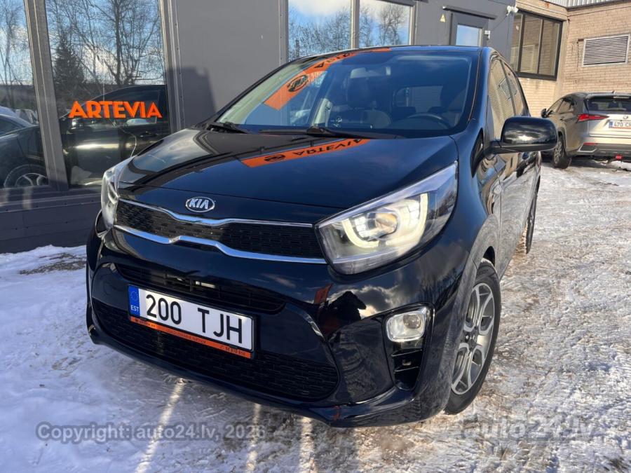 Black Kia Picanto 2020 in Tallinn, with an engine capacity of 1.20 L and mileage of 171 thousand km for 8490 €, photo 4 on AUTOMOTO.COM.LV
