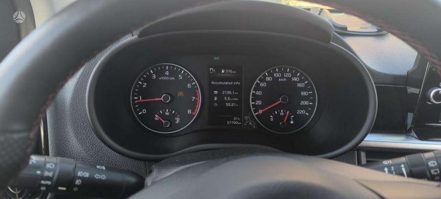 Black Kia Picanto 2022 in Vilnius, with an engine capacity of 1.20 L and mileage of 58 thousand km for 12800 €, photo 10 on AUTOMOTO.COM.LV