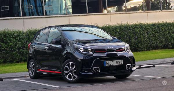 Melns Kia Picanto 2022 Viļņa, ar dzinēja tilpumu 1.20 L un nobraukumu 58 tūkst. km par 14500 €, foto 3 vietnē AUTOMOTO.COM.LV