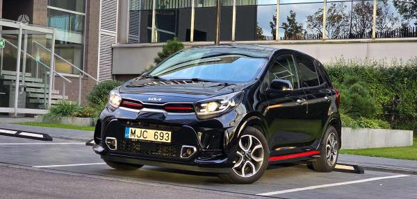 Melns Kia Picanto 2022 Viļņa, ar dzinēja tilpumu 1.20 L un nobraukumu 58 tūkst. km par 14500 €, foto 5 vietnē AUTOMOTO.COM.LV