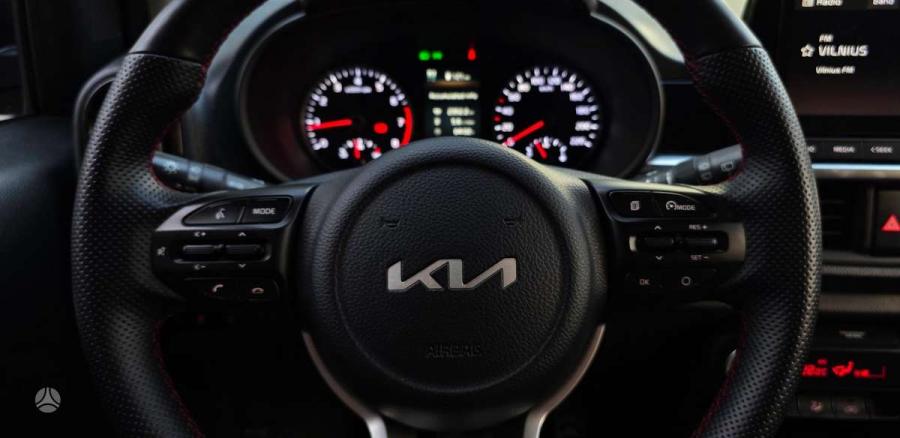Black Kia Picanto 2022 in Vilnius, with an engine capacity of 1.20 L and mileage of 58 thousand km for 13900 €, photo 29 on AUTOMOTO.COM.LV