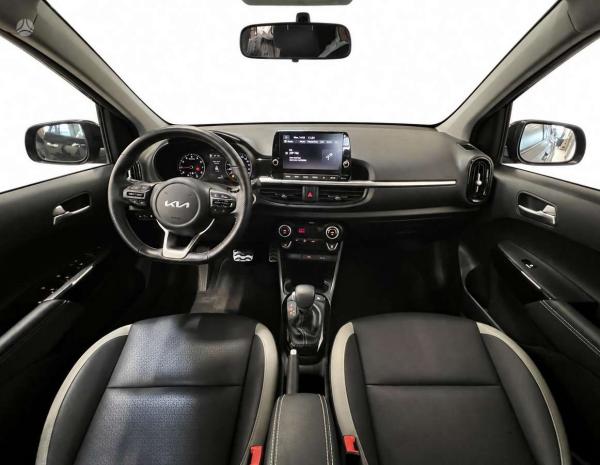 Black Kia Picanto 2023 in Kaunas, with an engine capacity of 1.20 L and mileage of 30 thousand km for 13900 €, photo 6 on AUTOMOTO.COM.LV