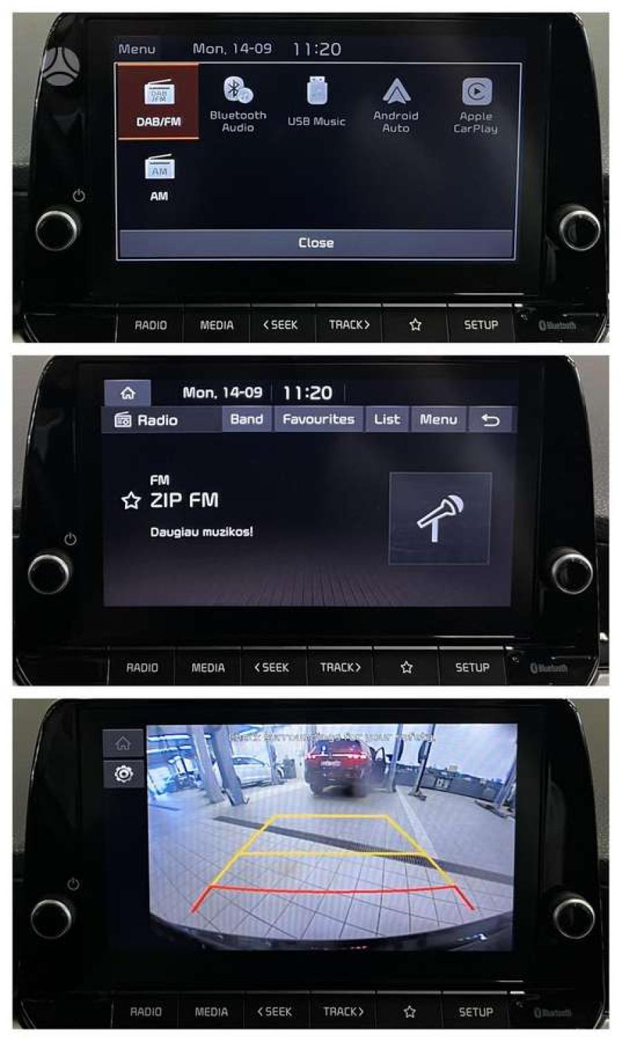 Black Kia Picanto 2023 in Kaunas, with an engine capacity of 1.20 L and mileage of 30 thousand km for 13900 €, photo 12 on AUTOMOTO.COM.LV