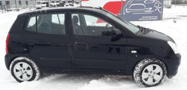 Black Kia Picanto 2007 in Madona, with an engine capacity of 1.10 L and mileage of 170 thousand km for 1100 €, photo 2 on AUTOMOTO.COM.LV