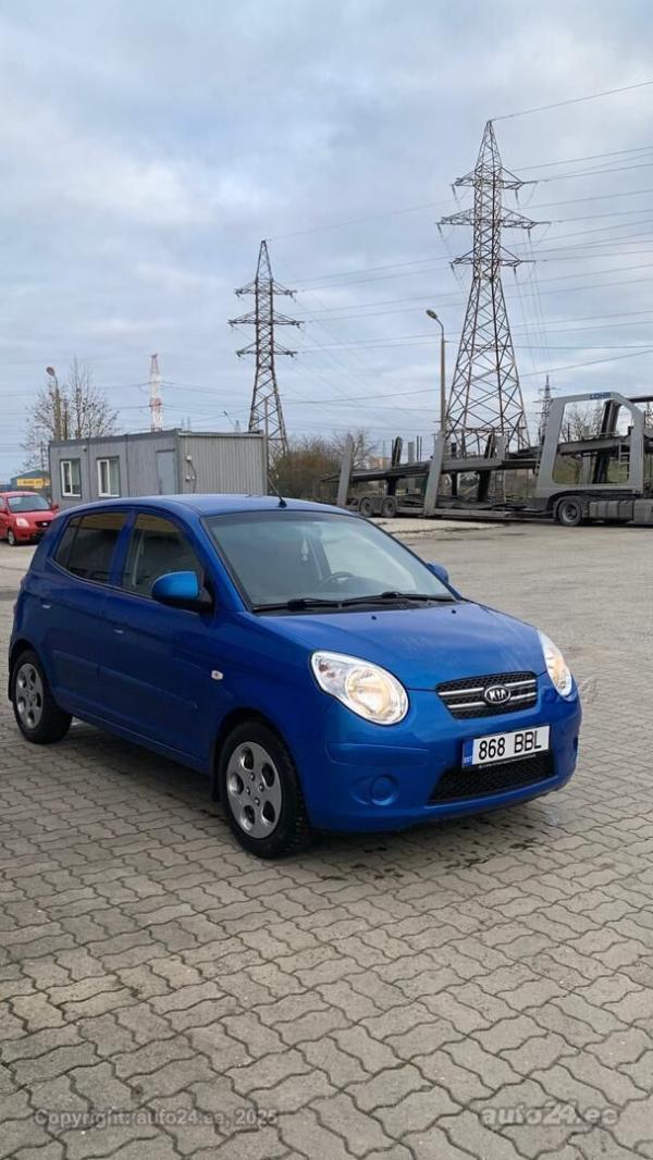 Zils Kia Picanto 2008 Tallina, ar dzinēja tilpumu 1.10 L un nobraukumu 165 tūkst. km par 1250 €, foto 1 vietnē AUTOMOTO.COM.LV