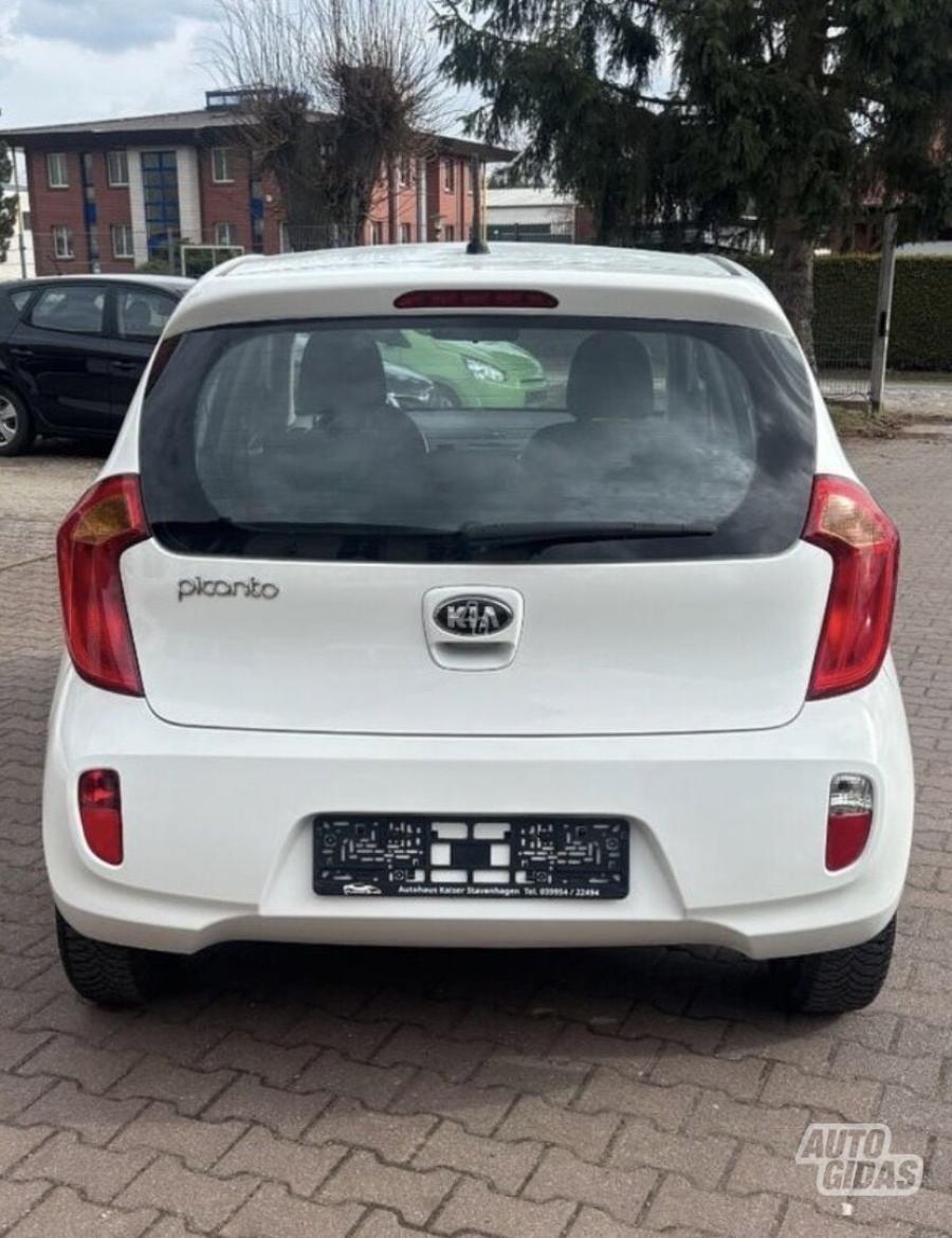 Blue Kia Picanto 2012 in Kaunas, with an engine capacity of 1.20 L and mileage of 98 thousand km for 3400 €, photo 5 on AUTOMOTO.COM.LV