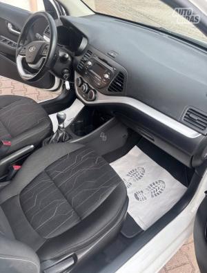 Blue Kia Picanto 2012 in Kaunas, with an engine capacity of 1.20 L and mileage of 98 thousand km for 3400 €, photo 9 on AUTOMOTO.COM.LV
