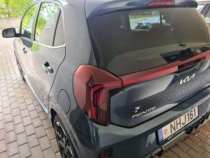 Blue Kia Picanto 2025 in Vilnius, with an engine capacity of 1.20 L and mileage of 11 thousand km for 18299 €, photo 3 on AUTOMOTO.COM.LV
