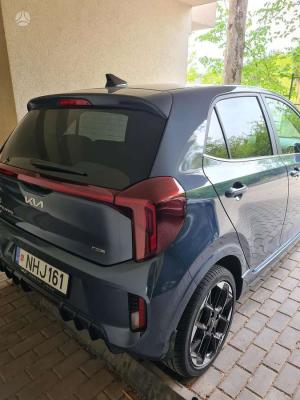 Blue Kia Picanto 2025 in Vilnius, with an engine capacity of 1.20 L and mileage of 11 thousand km for 18299 €, photo 4 on AUTOMOTO.COM.LV