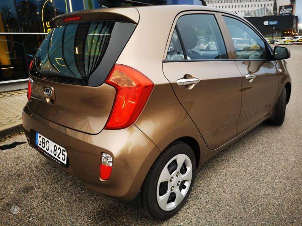 Brūns Kia Picanto 2012 Viļņa, ar dzinēja tilpumu 1.30 L un nobraukumu 48 tūkst. km par 6555 €, foto 6 vietnē AUTOMOTO.COM.LV
