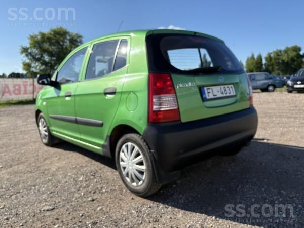 Zaļš Kia Picanto 2005 Daugavpils, ar dzinēja tilpumu 1.00 L un nobraukumu 171 tūkst. km par 1199 €, foto 3 vietnē AUTOMOTO.COM.LV