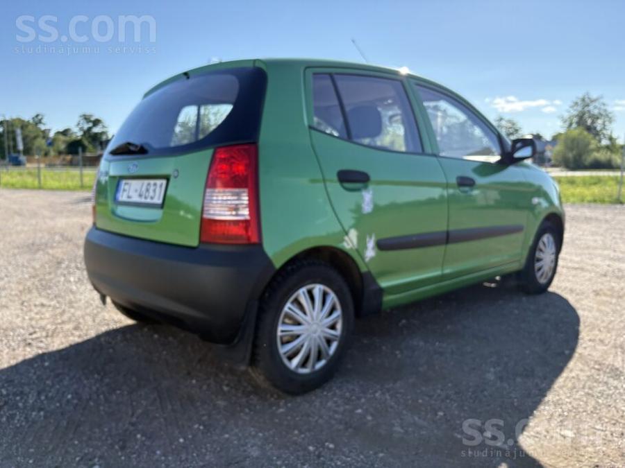 Zaļš Kia Picanto 2005 Daugavpils, ar dzinēja tilpumu 1.00 L un nobraukumu 171 tūkst. km par 1199 €, foto 6 vietnē AUTOMOTO.COM.LV