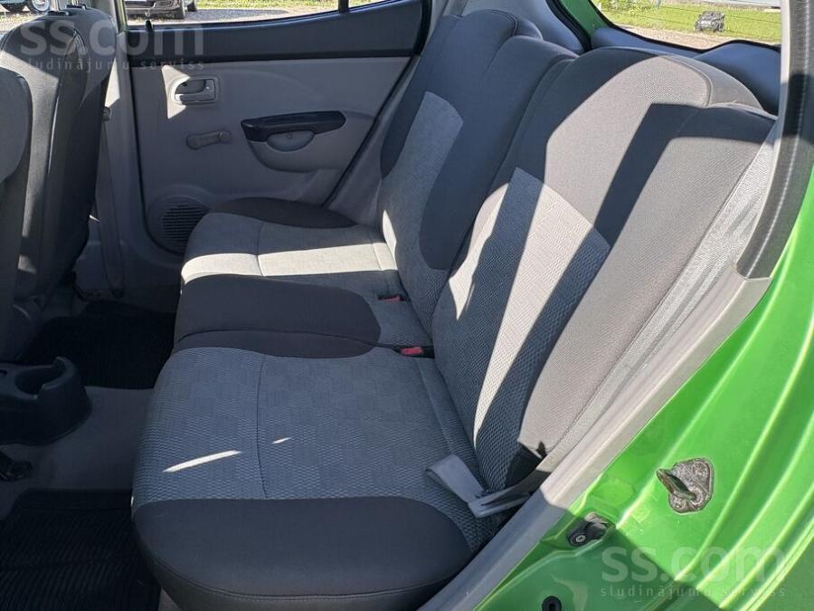 Zaļš Kia Picanto 2005 Daugavpils, ar dzinēja tilpumu 1.00 L un nobraukumu 171 tūkst. km par 1199 €, foto 19 vietnē AUTOMOTO.COM.LV