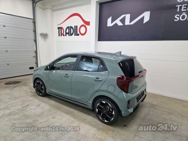 Green Kia Picanto 2026 in Haapsalu, with an engine capacity of 1.00 L and mileage of 0 thousand km for 19421 €, photo 9 on AUTOMOTO.COM.LV
