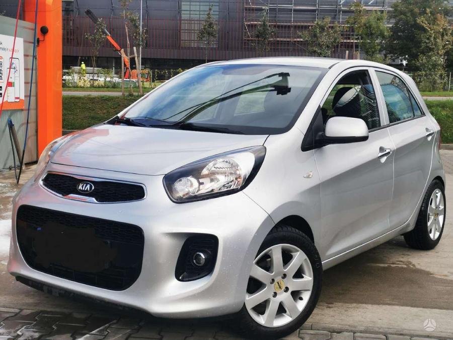 Grey Kia Picanto 2015 in Vilnius, with an engine capacity of 1.25 L and mileage of 98 thousand km for 6650 €, photo 4 on AUTOMOTO.COM.LV