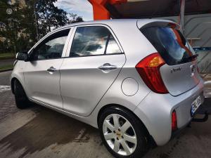 Grey Kia Picanto 2015 in Vilnius, with an engine capacity of 1.25 L and mileage of 98 thousand km for 6650 €, photo 9 on AUTOMOTO.COM.LV