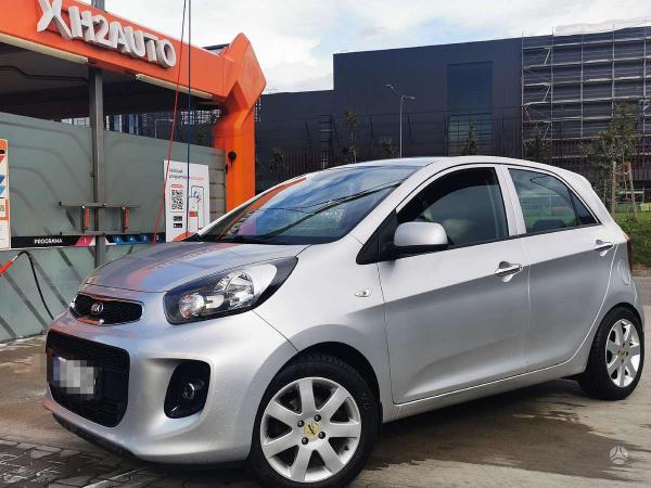 Grey Kia Picanto 2015 in Vilnius, with an engine capacity of 1.25 L and mileage of 98 thousand km for 6650 €, photo 4 on AUTOMOTO.COM.LV