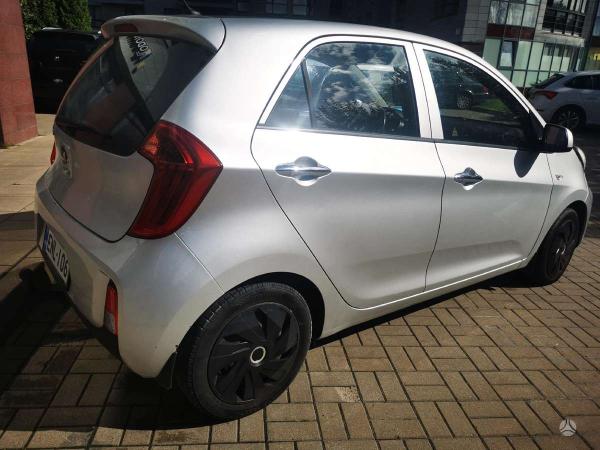 Grey Kia Picanto 2015 in Vilnius, with an engine capacity of 1.25 L and mileage of 98 thousand km for 6650 €, photo 9 on AUTOMOTO.COM.LV