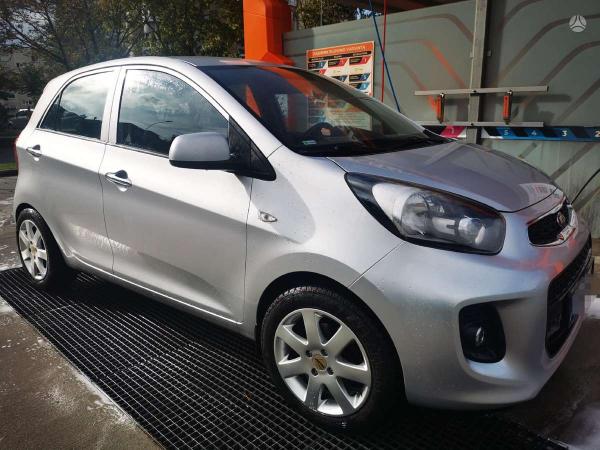 Grey Kia Picanto 2015 in Vilnius, with an engine capacity of 1.25 L and mileage of 98 thousand km for 6650 €, photo 4 on AUTOMOTO.COM.LV