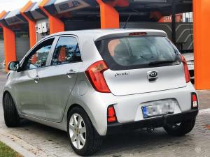 Grey Kia Picanto 2015 in Vilnius, with an engine capacity of 1.25 L and mileage of 98 thousand km for 6560 €, photo 8 on AUTOMOTO.COM.LV