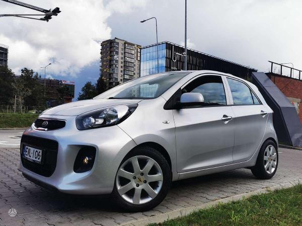 Grey Kia Picanto 2016 in Vilnius, with an engine capacity of 1.25 L and mileage of 84 thousand km for 5990 €, photo 6 on AUTOMOTO.COM.LV