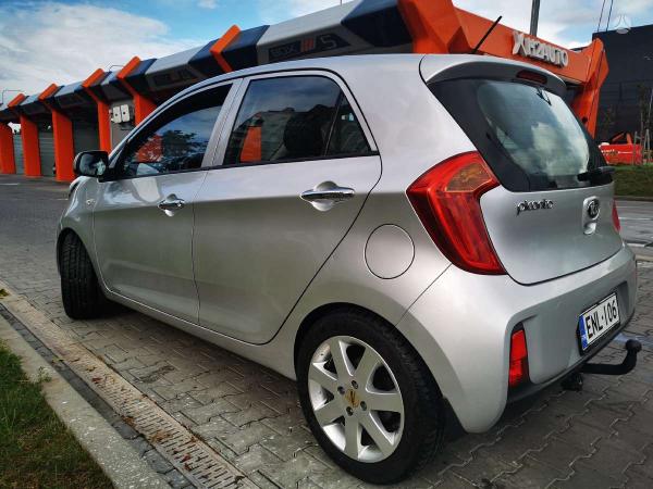 Grey Kia Picanto 2016 in Vilnius, with an engine capacity of 1.25 L and mileage of 84 thousand km for 5990 €, photo 7 on AUTOMOTO.COM.LV