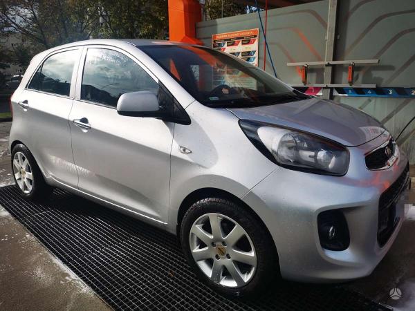 Grey Kia Picanto 2016 in Vilnius, with an engine capacity of 1.25 L and mileage of 84 thousand km for 5990 €, photo 8 on AUTOMOTO.COM.LV