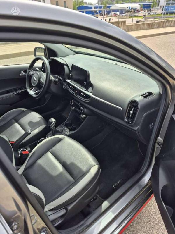 Grey Kia Picanto 2021 in Vilnius, with an engine capacity of 1.20 L and mileage of 67 thousand km for 12750 €, photo 7 on AUTOMOTO.COM.LV
