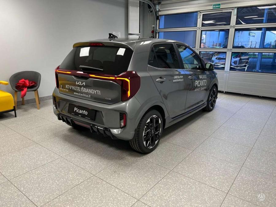 Grey Kia Picanto 2026 in Vilnius, with an engine capacity of 1.00 L and mileage of 2 thousand km for 19990 €, photo 3 on AUTOMOTO.COM.LV