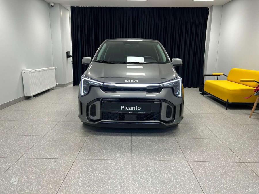 Grey Kia Picanto 2026 in Vilnius, with an engine capacity of 1.00 L and mileage of 2 thousand km for 19990 €, photo 4 on AUTOMOTO.COM.LV