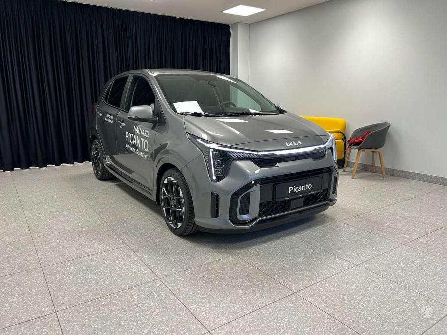Grey Kia Picanto 2026 in Vilnius, with an engine capacity of 1.00 L and mileage of 2 thousand km for 19990 €, photo 11 on AUTOMOTO.COM.LV