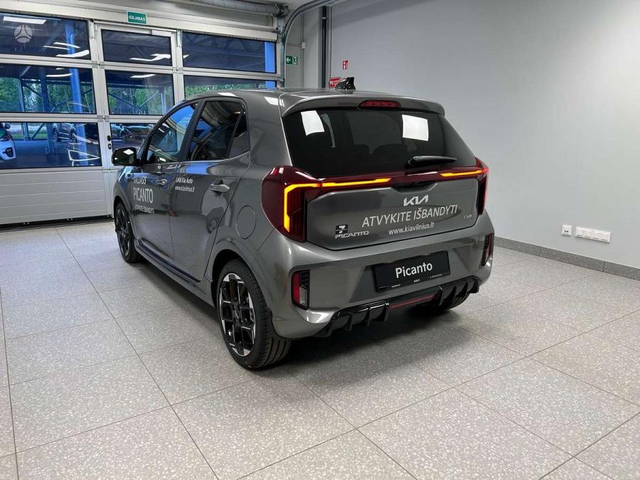 Grey Kia Picanto 2026 in Vilnius, with an engine capacity of 1.00 L and mileage of 2 thousand km for 19990 €, photo 12 on AUTOMOTO.COM.LV