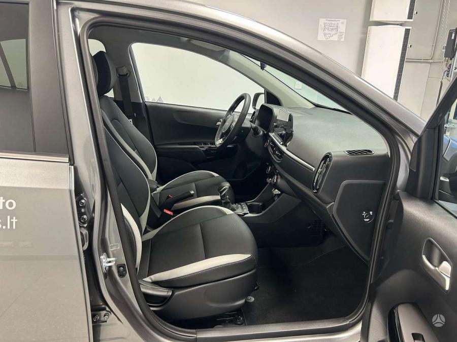 Grey Kia Picanto 2026 in Vilnius, with an engine capacity of 1.00 L and mileage of 2 thousand km for 19990 €, photo 13 on AUTOMOTO.COM.LV