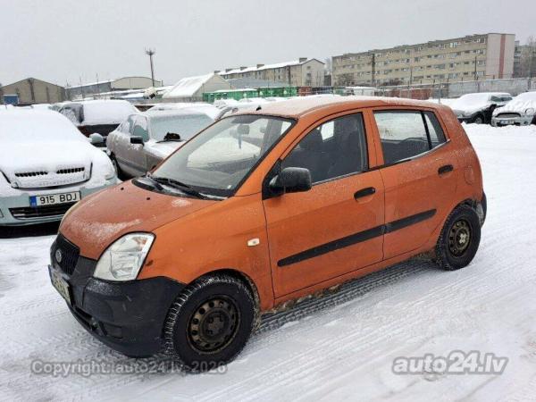 Orange Kia Picanto 2007 in Tallinn, with an engine capacity of 1.10 L and mileage of 116 thousand km for 599 €, photo 2 on AUTOMOTO.COM.LV