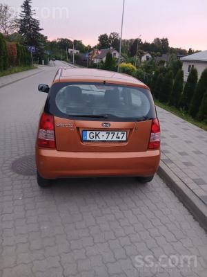Oranžs Kia Picanto 2007 Dobele, ar dzinēja tilpumu 1.10 L un nobraukumu 146 tūkst. km par 900 €, foto 4 vietnē AUTOMOTO.COM.LV