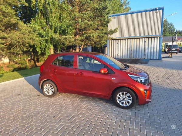 Orange Kia Picanto 2018 in Kaunas, with an engine capacity of 1.25 L and mileage of 77 thousand km for 6450 €, photo 4 on AUTOMOTO.COM.LV