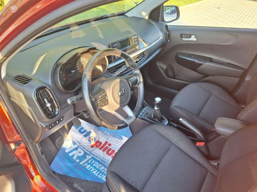 Oranžs Kia Picanto 2018 Kauņa, ar dzinēja tilpumu 1.25 L un nobraukumu 77 tūkst. km par 6450 €, foto 12 vietnē AUTOMOTO.COM.LV