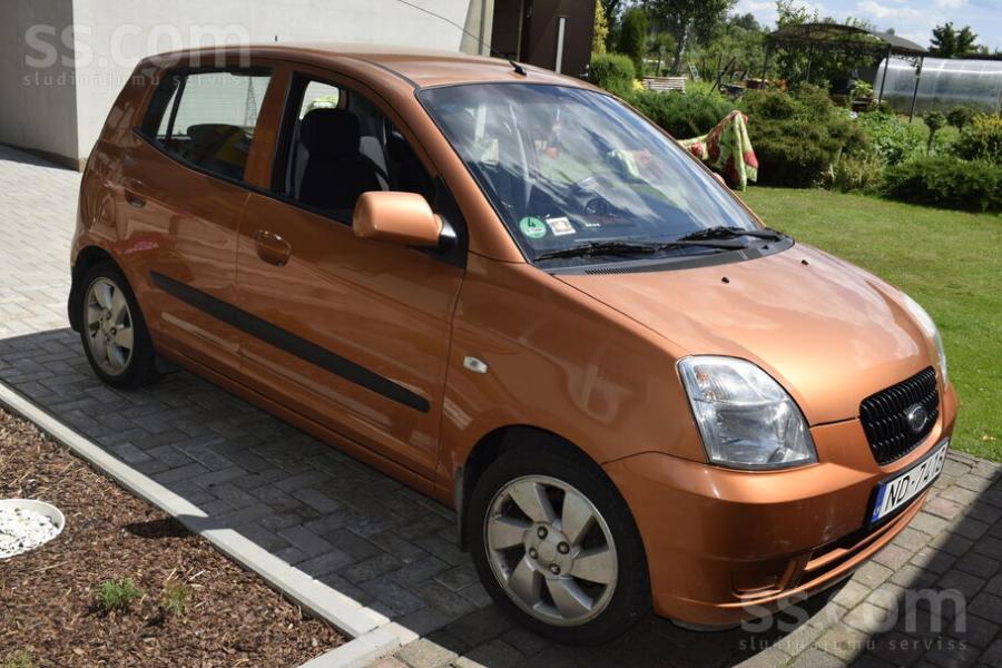 Oranžs Kia Picanto 2007 Krāslava, ar dzinēja tilpumu 1.10 L un nobraukumu 200 tūkst. km par 1300 €, foto 1 vietnē AUTOMOTO.COM.LV
