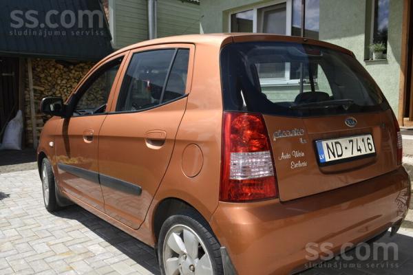 Oranžs Kia Picanto 2007 Krāslava, ar dzinēja tilpumu 1.10 L un nobraukumu 200 tūkst. km par 1300 €, foto 4 vietnē AUTOMOTO.COM.LV