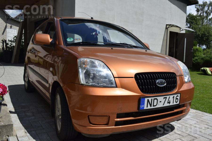 Oranžs Kia Picanto 2007 Krāslava, ar dzinēja tilpumu 1.10 L un nobraukumu 200 tūkst. km par 1300 €, foto 6 vietnē AUTOMOTO.COM.LV