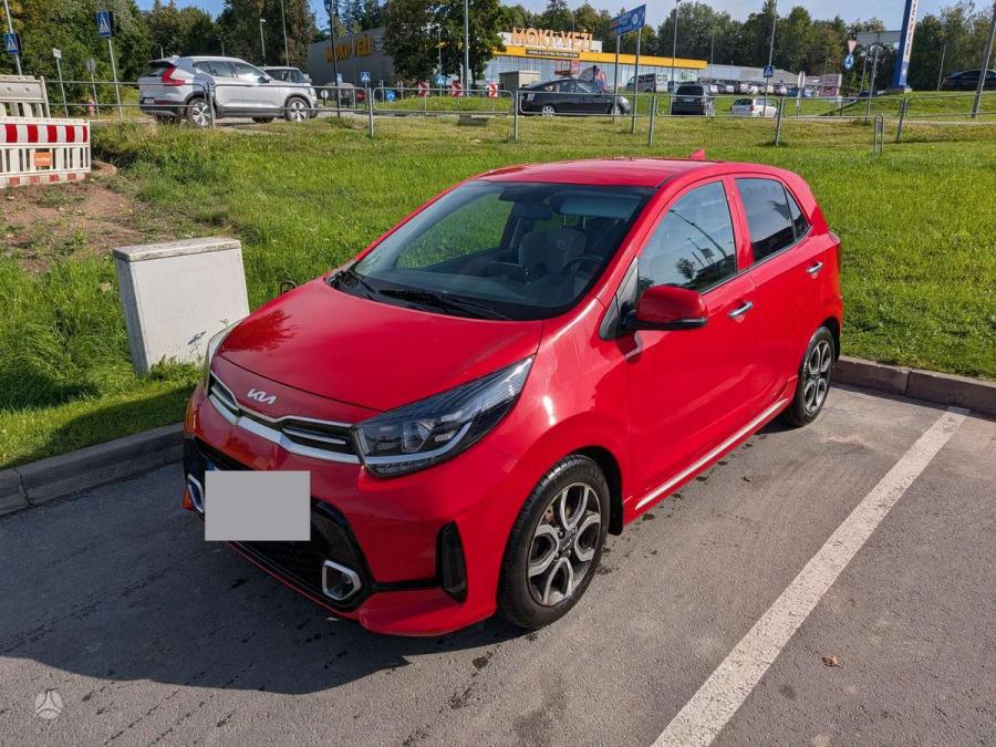 Red Kia Picanto 2022 in Vilnius, with an engine capacity of 1.20 L and mileage of 31 thousand km for 14300 €, photo 4 on AUTOMOTO.COM.LV